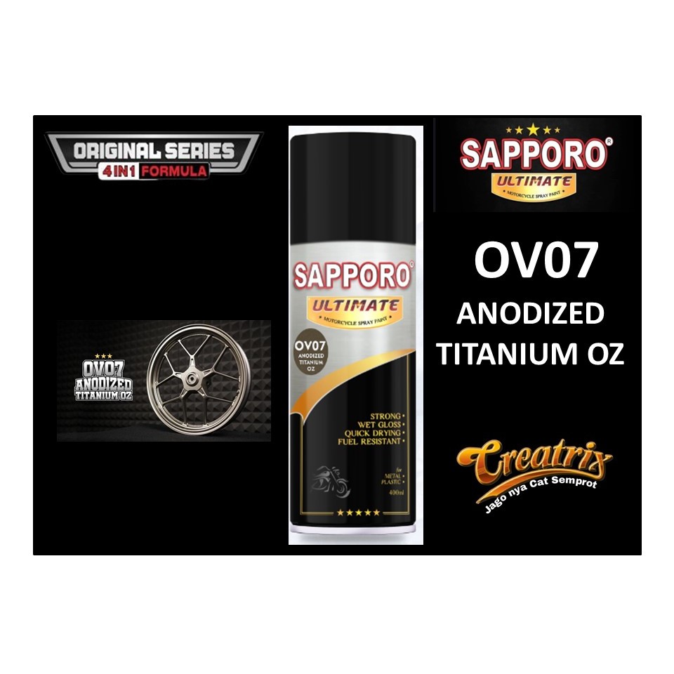Jual Sapporo Ultimate OV07 Anodized Titanoum Oz / Original Series 4in1 ...