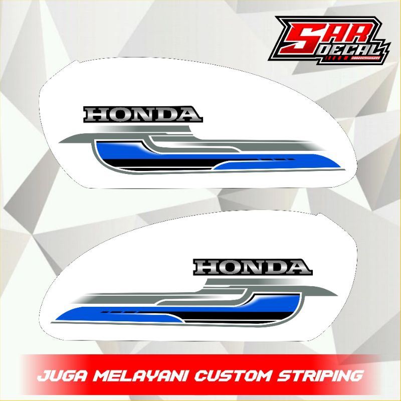 Jual striping tangki cb 100 cb 125 striping les stiker tangki Honda cb ...