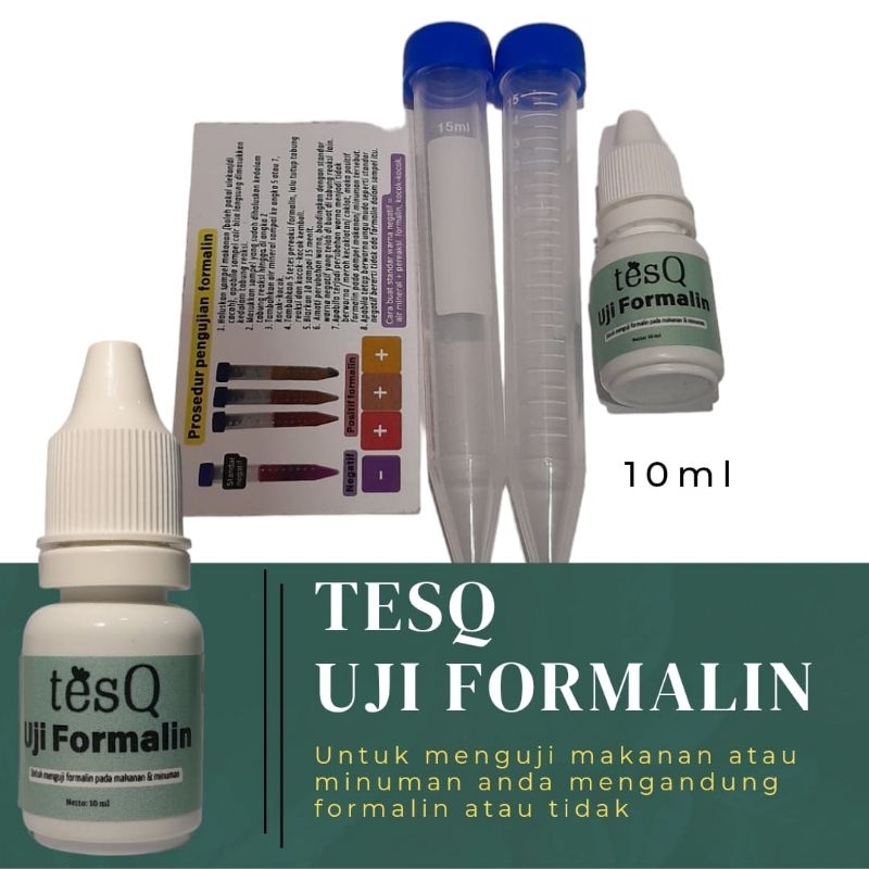 Jual TesQ Uji Formalin ( untuk menguji formalin pada makan atau minuman ...