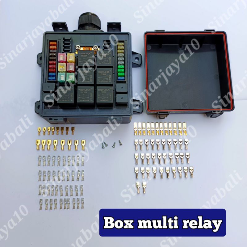 Jual kotak relay box rellay besar mini campur rumah rilay multi mix ...