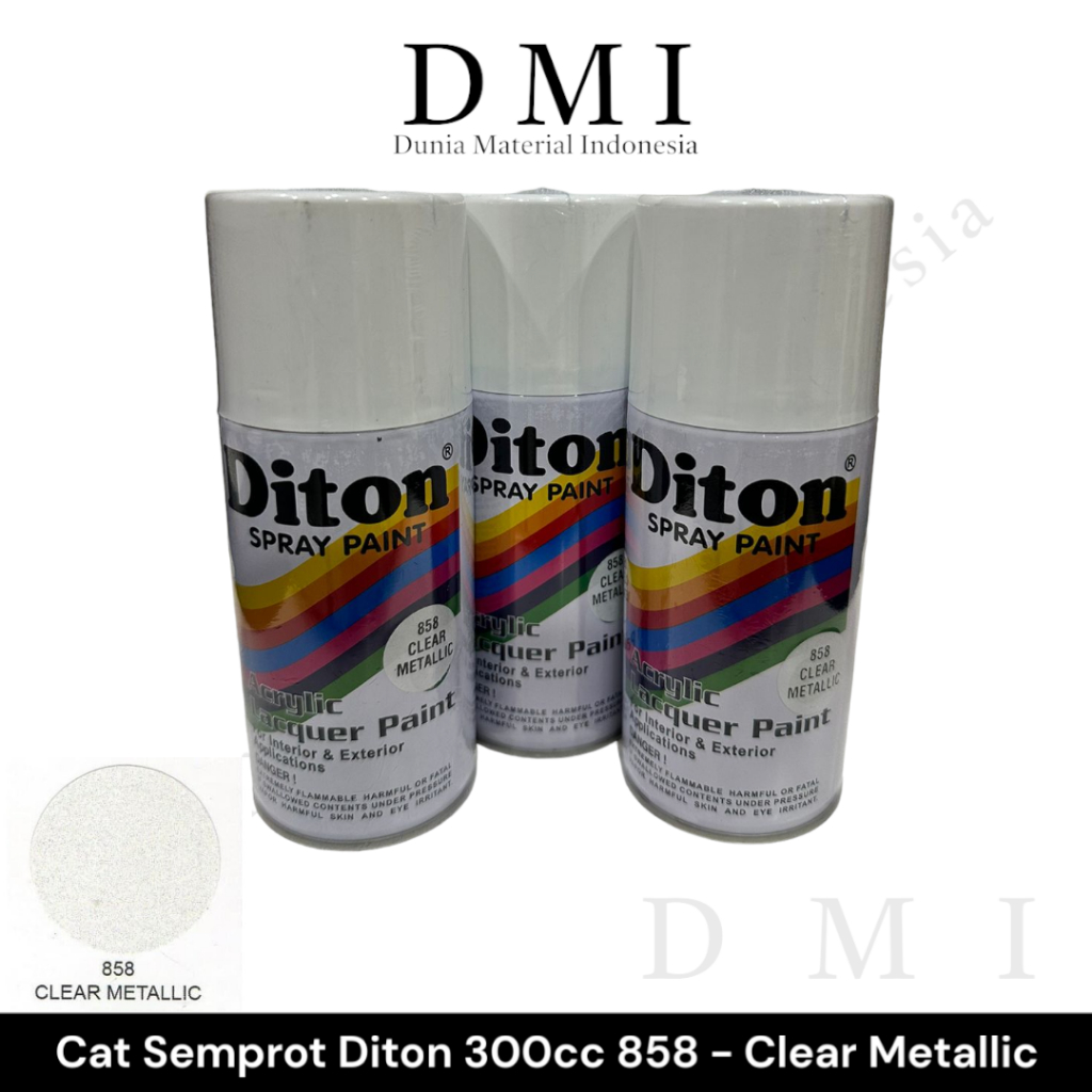 Jual Pilox DITON 300cc | 858 Clear Metallic 300ml | Pilok Cat Semprot | Pylox Spray Paint | (1PC ...