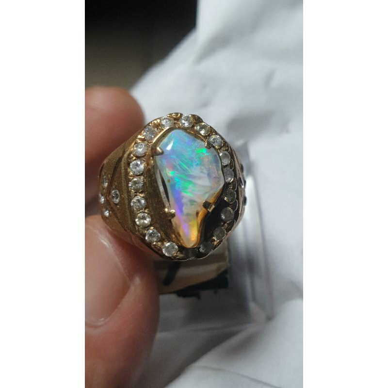 Jual batu kalimaya milky ring perak asli banten | Shopee Indonesia Jual batu kalimaya milky ring perak asli banten | Shopee Indonesia
