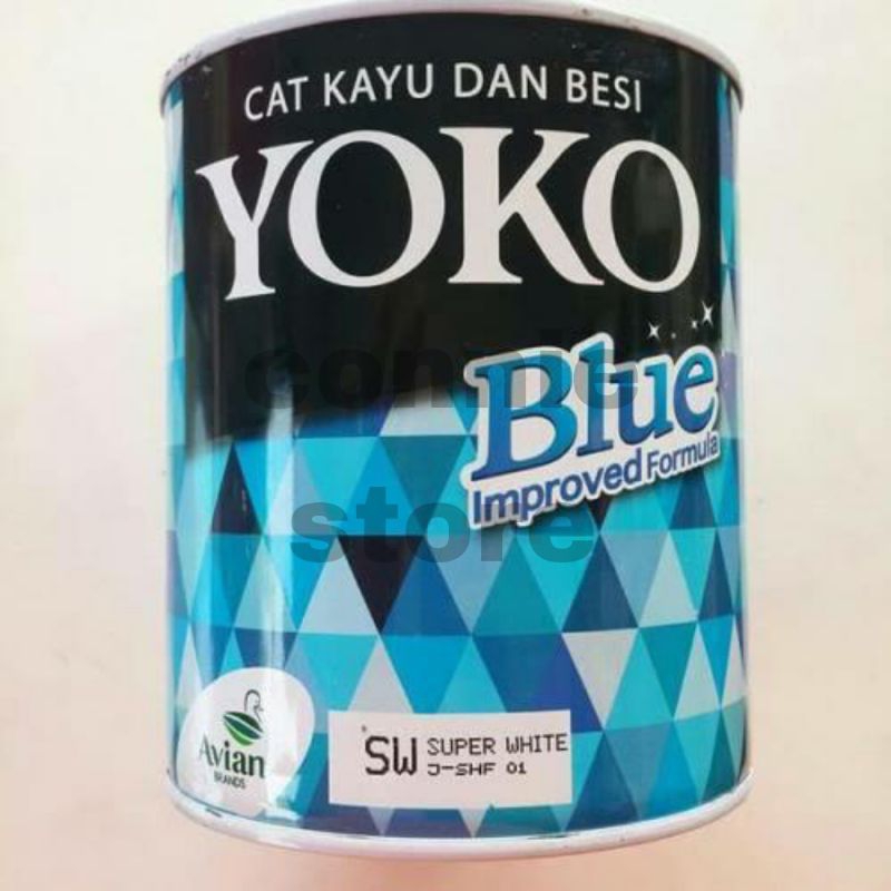 Jual Yoko Cat kayu dan Besi 0,7lt SW Putih Avian cat minyak cat dasar ...