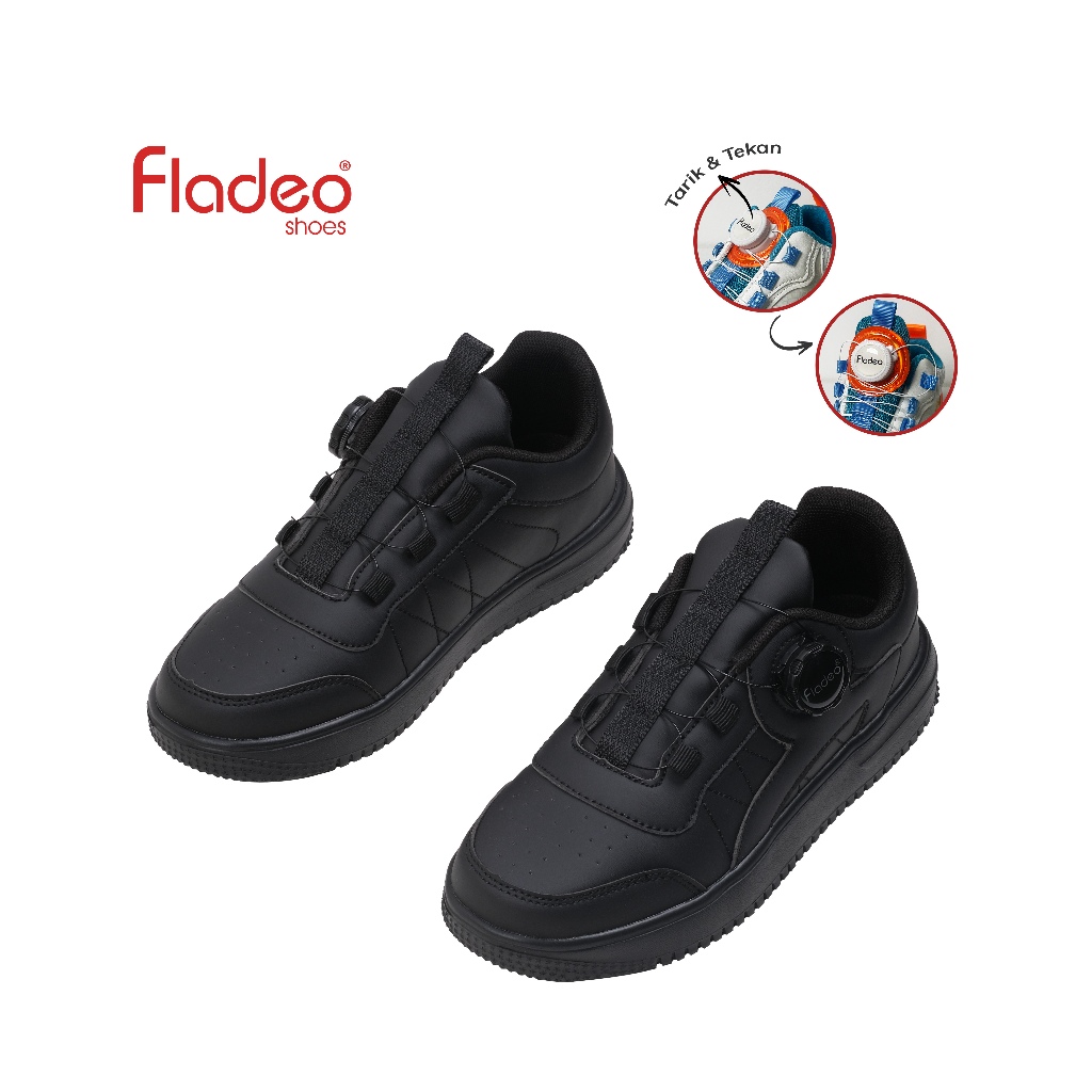 Jual Fladeo F24/KSBR298-1ON/Sepatu Sneakers Tali Anak [ Kids Sneakers ...