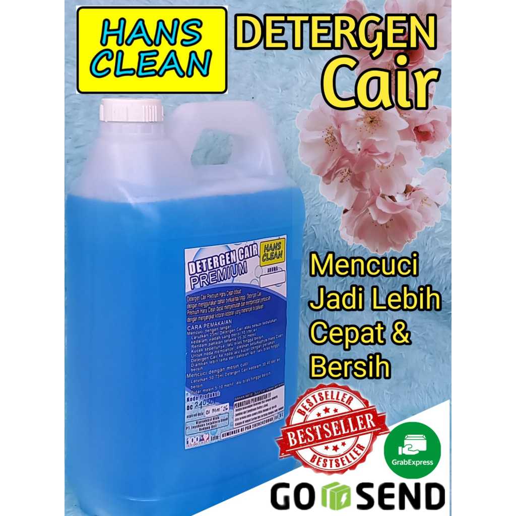 Jual Detergen Cair | Detergen Laundry | Deterjen Cair | 5 Liter Premium ...