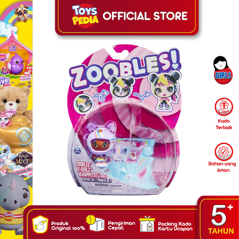 Jual Mainan Mini Figur Zoobles Girl Happitat (Random) | Shopee Indonesia