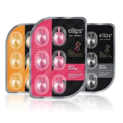 Jual (BISA COD) Ellips Hair Vitamin Capsules/ Ellips Series Keratin isi ...
