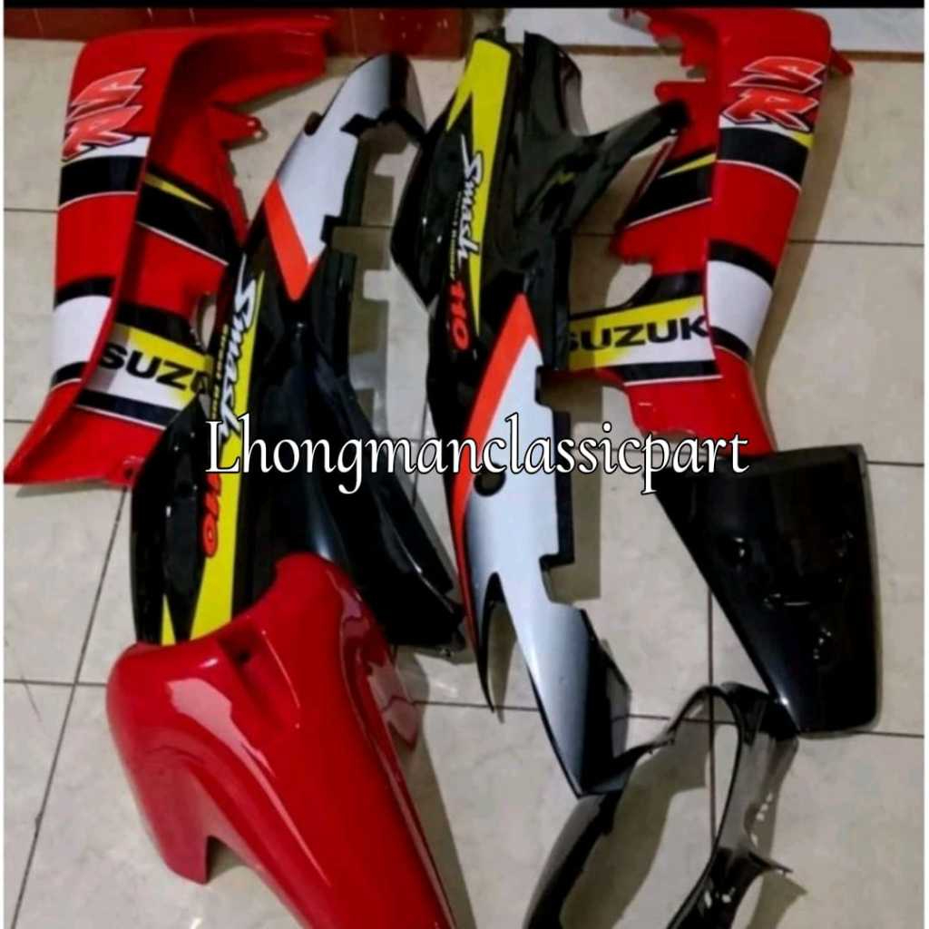 Jual FULL BODY HALUS SMASH LAMA SMASH OLD 110 SET STRIPING MERAH ...