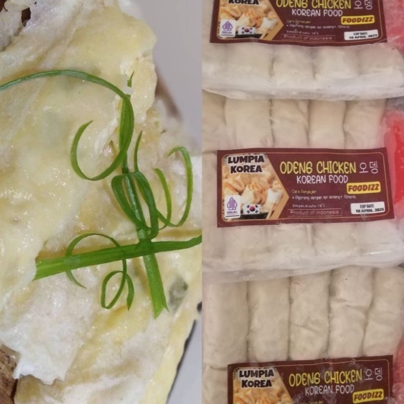 Jual Lumpia Korea (odeng chicken) isi 10pcs + saus/ frozen food bogor ...
