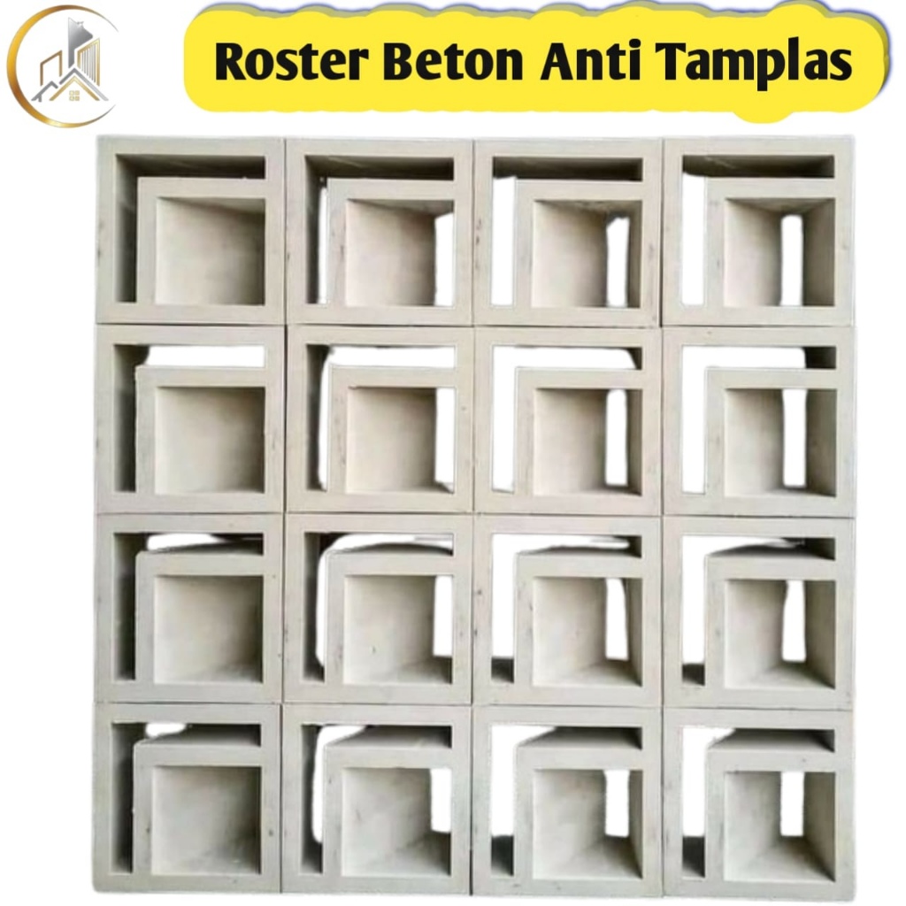 Jual Roster beton anti tampias putih (2 muka) - Abu-abu | Shopee Indonesia