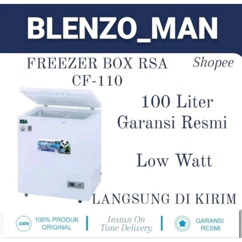 Jual FREEZER BOX RSA CF110 100 LITER | Shopee Indonesia