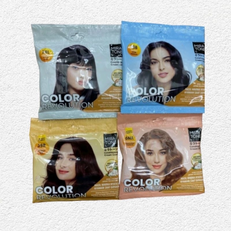 Jual MIRATONE Hair Color / Cat Rambut Sachet | Shopee Indonesia