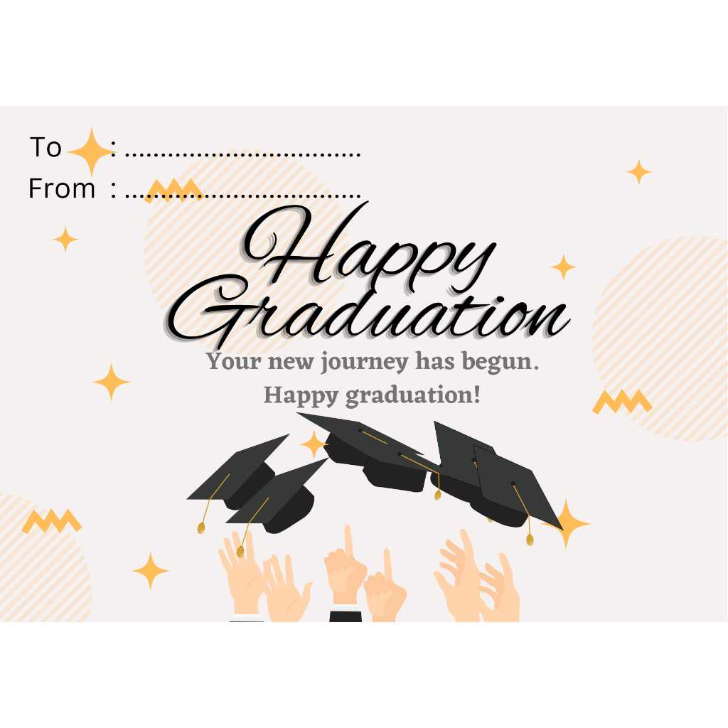 Jual KARTU UCAPAN GRADUATION WISUDA THANK YOU CARD ART PAPER | Shopee ...