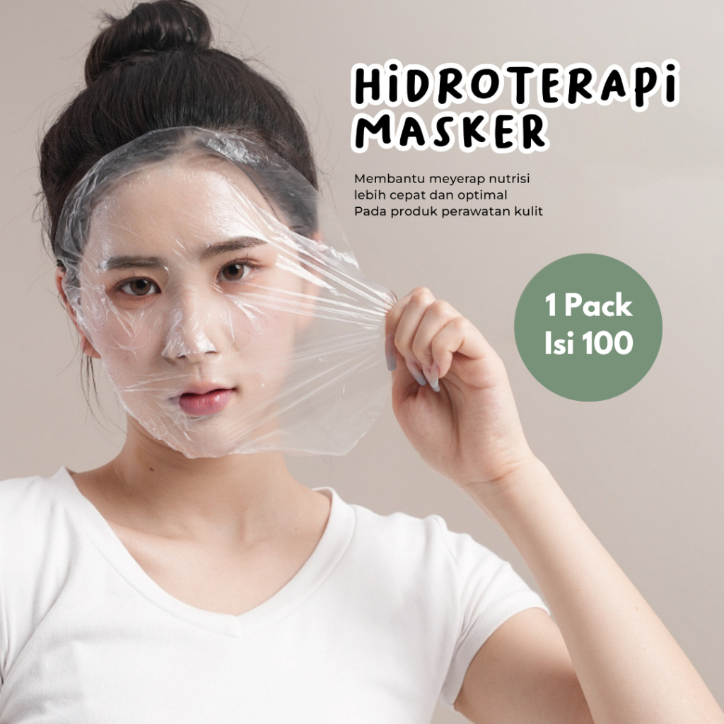Jual Masker Wajah Plastik PE Flm Plastic Mask Wrap Serum Wraping Isi ...