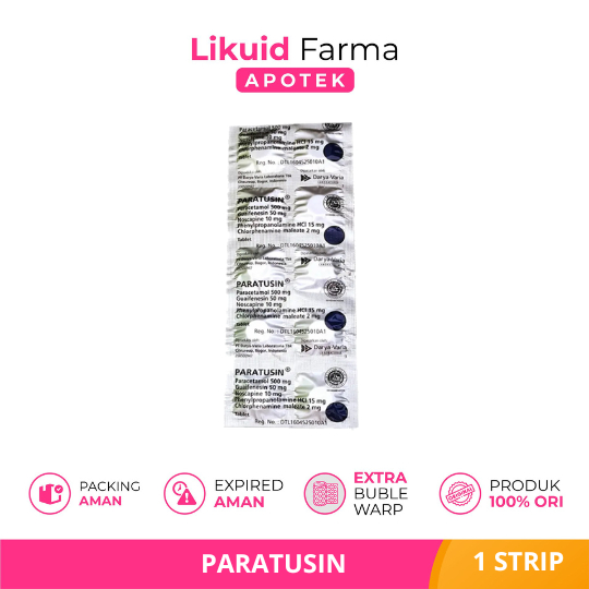 Jual Paratusin 10 Tablet - Obat Sakit KEpala Pusing Migrain - Batuk ...