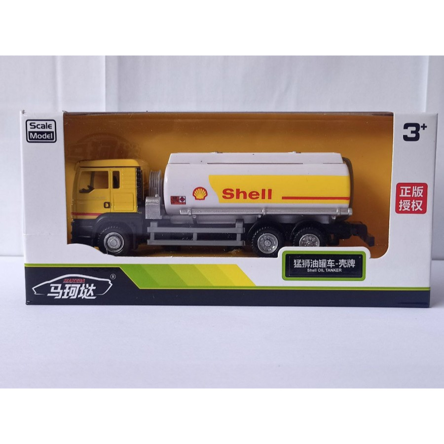Jual Miniatur Mobil Truk Tangki Shell Oil minaitur mobil truk minyak ...