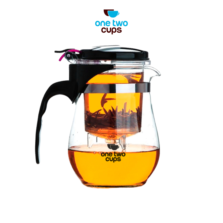 Jual One Two Cups Teko Kaca Teh Kopi Pitcher Borosilikat dengan Saringan - TP-758 | Shopee Indonesia