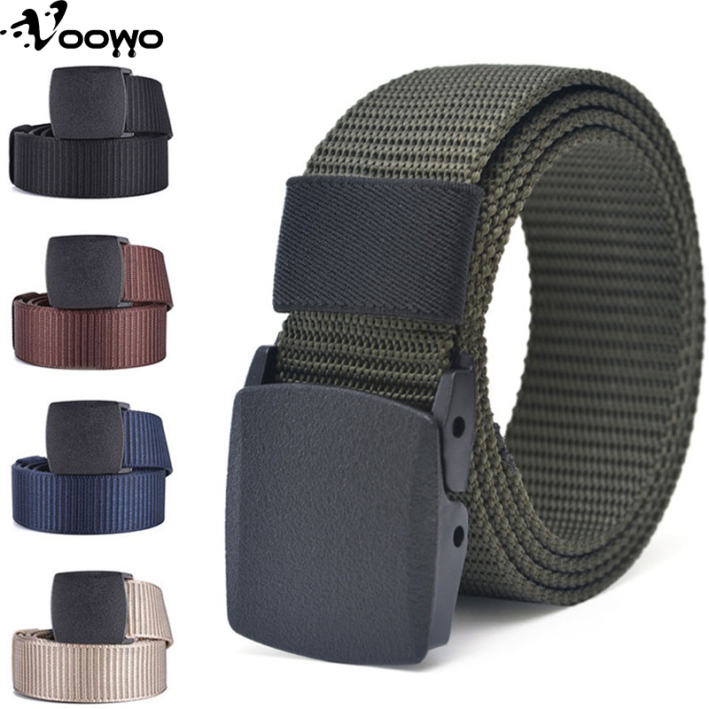 Jual Voowo Ikat Pinggang Pria Canvas Nylon Tactical Military Belt Sabuk Pinggang Pria Anti Metal ...