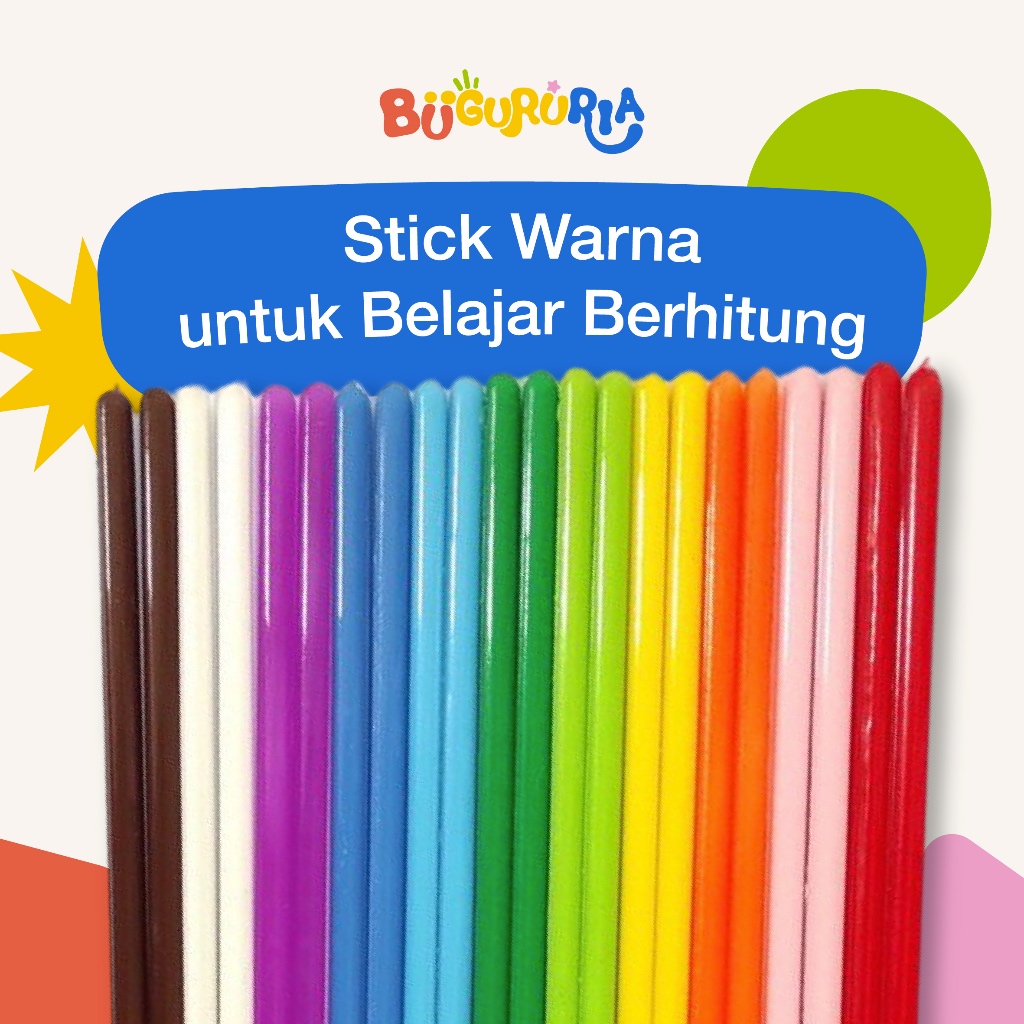 Jual Bu Guru Ria - Stick Montessori Plastik Untuk Berlatih Berhitung ...