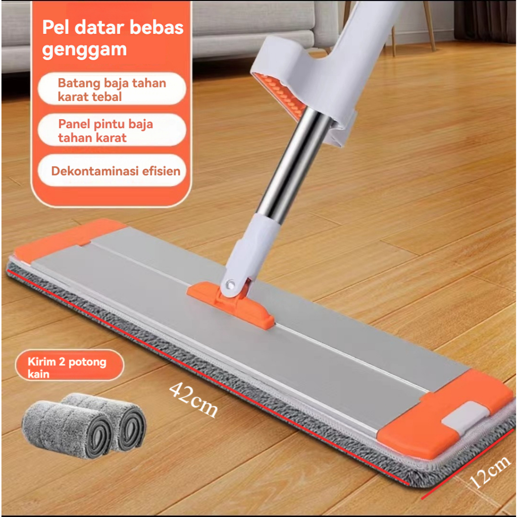 Jual Jutastore Pel lantai ultra-vertikal, pel microfiber berdiri dengan ...