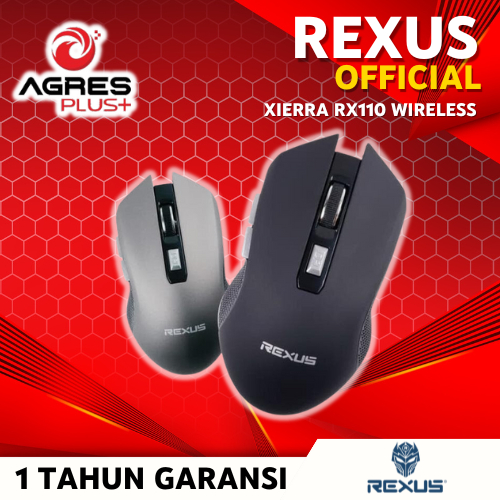 Jual REXUS RX110/RX-110 Mouse Wireless Gaming Avenger 6D 1600 DPI ERGONOMIC PIXART - AGP ...