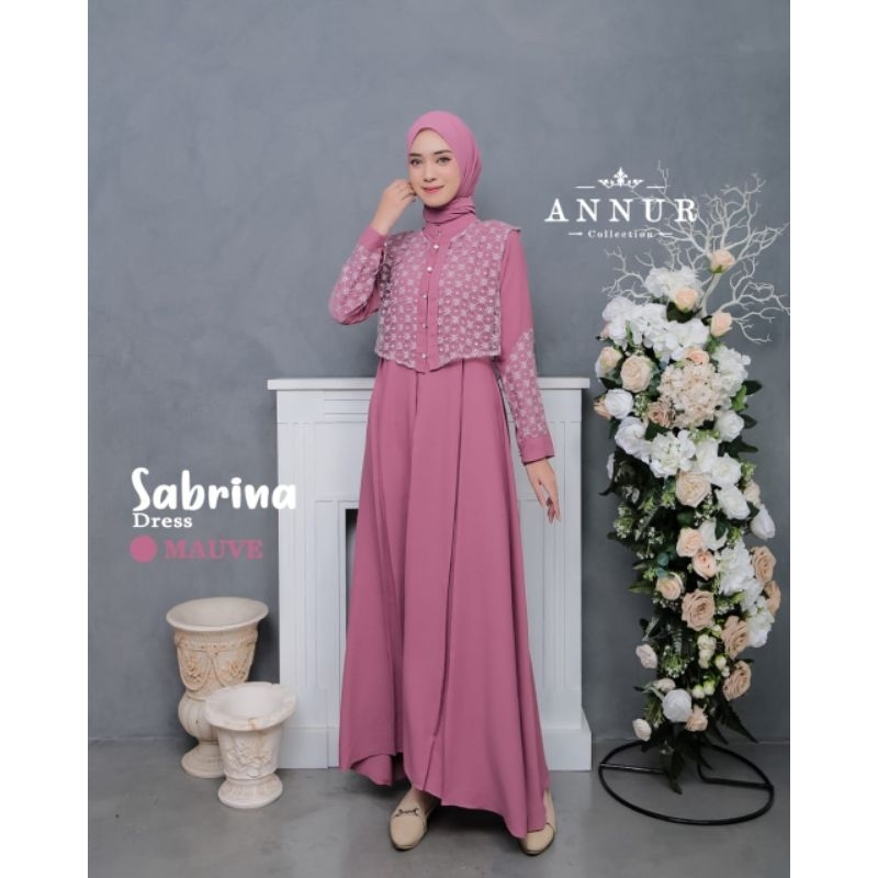 Jual SABRINA DRESS BY. ANNUR // GAMIS BRUKAT // GAMIS PREMIUM | Shopee ...
