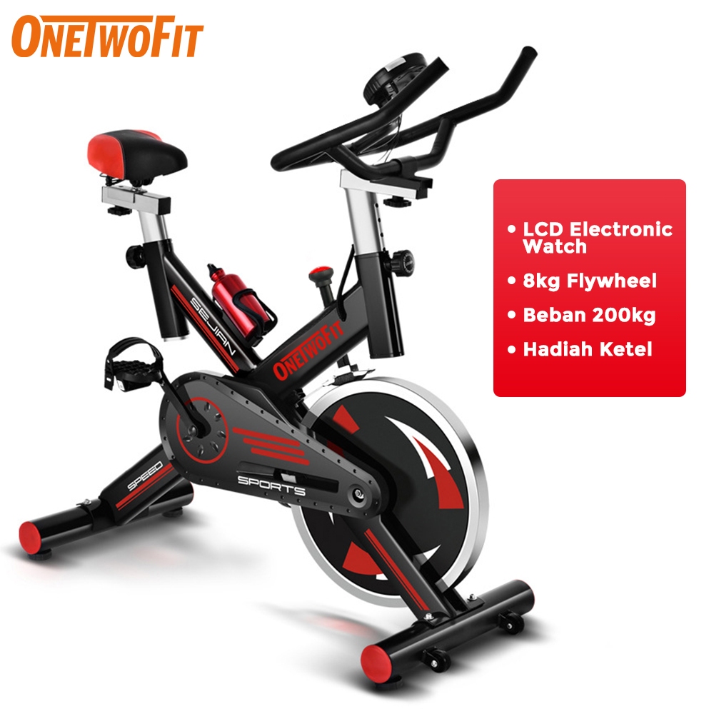 Jual OneTwoFit Spinning Bike Sepeda Statis Exercise Bike Cardio Sepeda ...