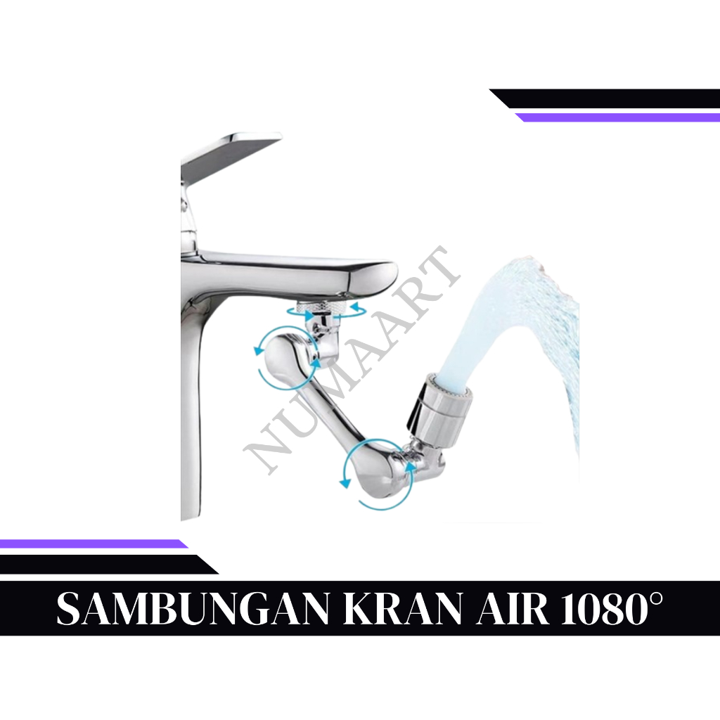 Jual SAMBUNGAN KERAN AIR / AERATOR KRAN ROBOTIK WASTAFEL EXTENDER PUTAR ...