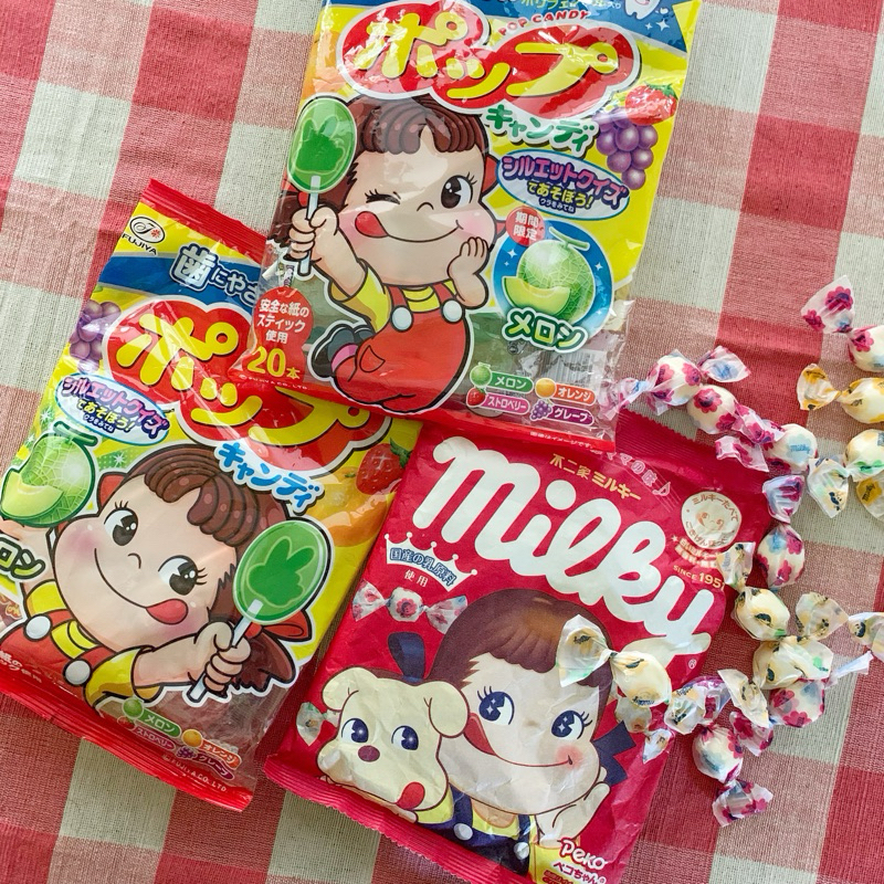Jual Fujiya Peko Chan Milky Candy 108gr & Pop Stick Lollipop Fruit ...