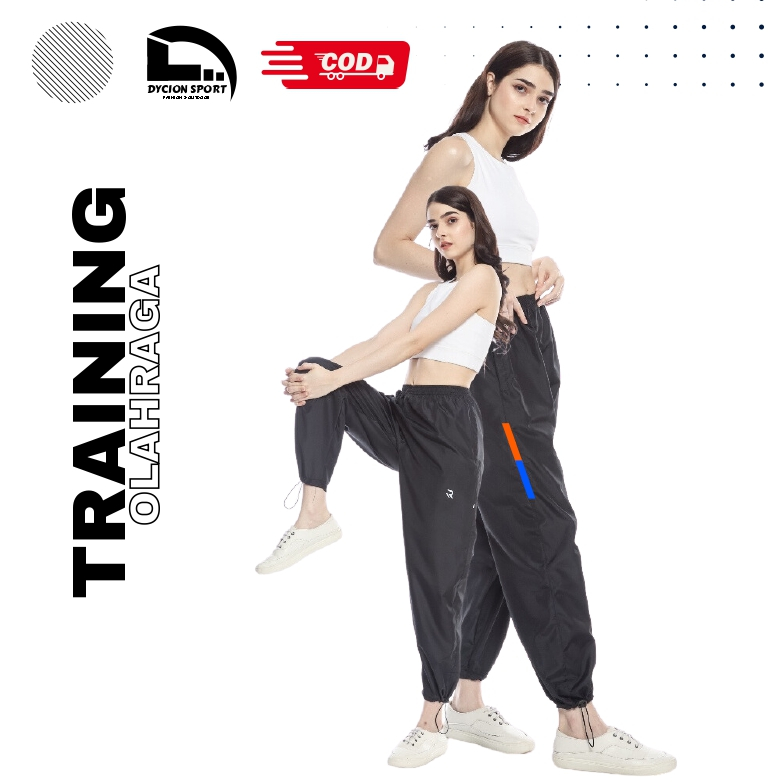 Jual Celana Training Parasut Pria Wanita Waterproof Clana Trening ...