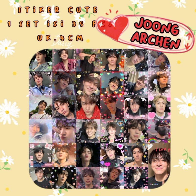 Jual Stiker Cute Joong Archen [ Isi 20 - 35 pcs ] / Stiker Joong ...