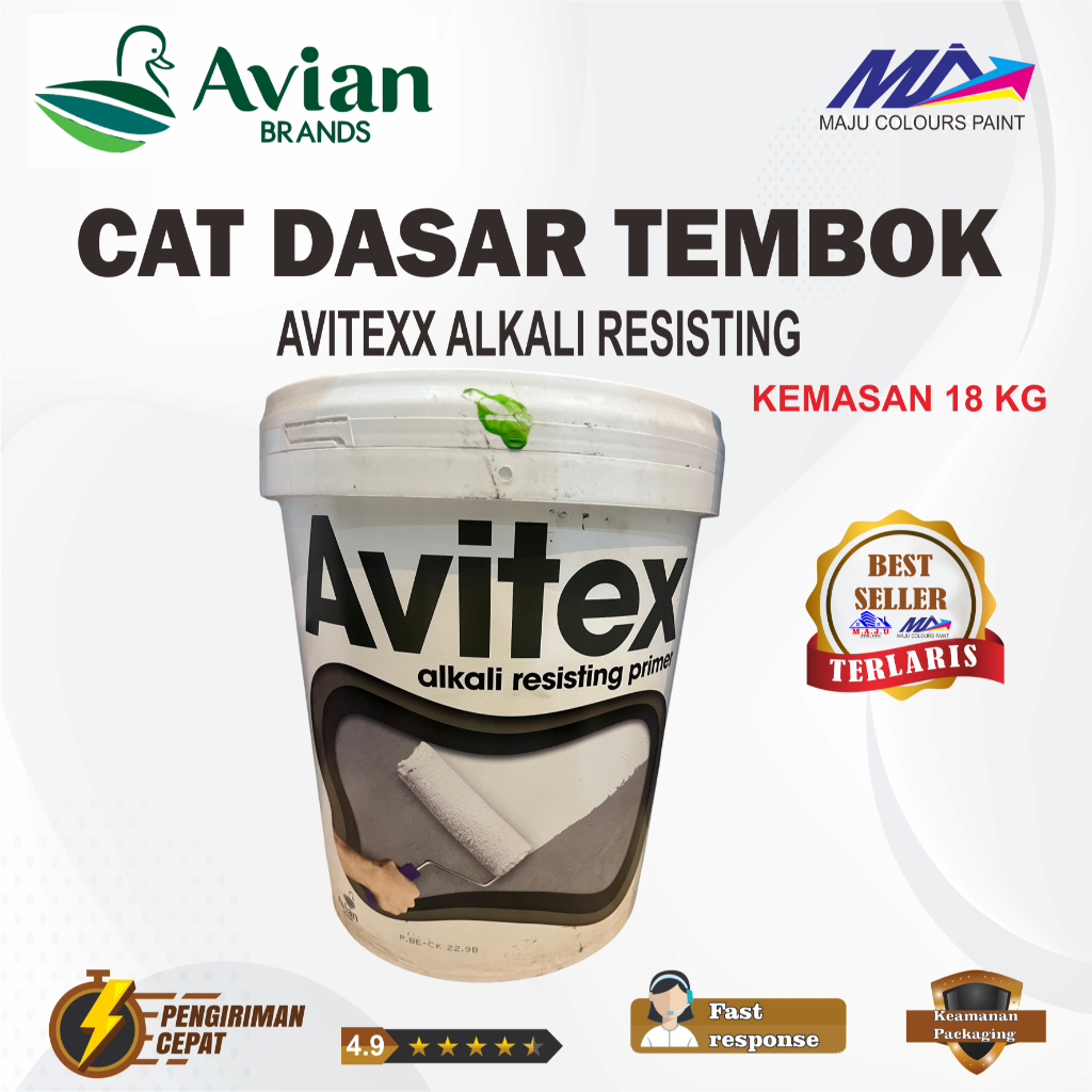 Jual AVITEX ALKALI RESISTING PRIMER 21 KG PAIL CAT DASAR | Shopee Indonesia