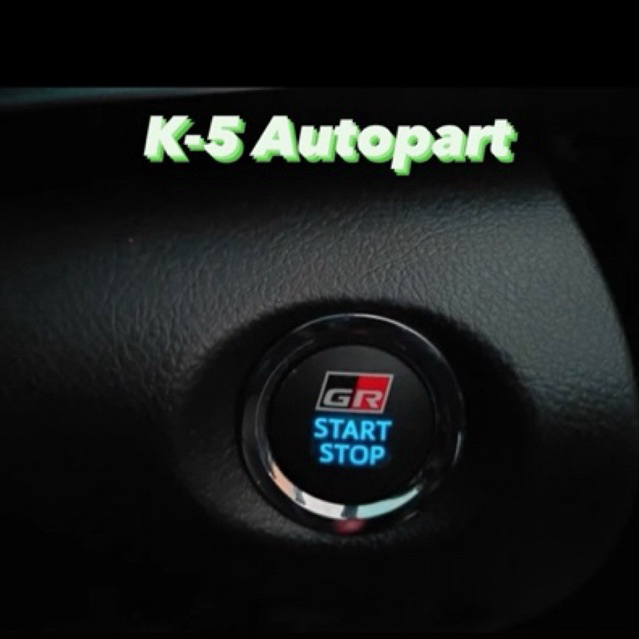 Jual Sticker GR Emblem GR Start Stop Engine Button Fortuner Yaris ...