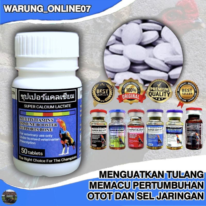Jual Super Calcium Lactate 50 tablet - Seperti Herbs Calcium dan Mega ...