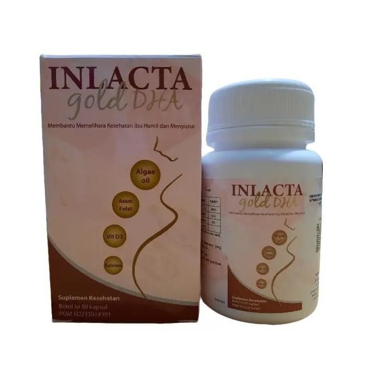 Jual Inlacta Gold DHA 50 Kapsul - Suplemen DHA, EPA, Minyak Ikan ...