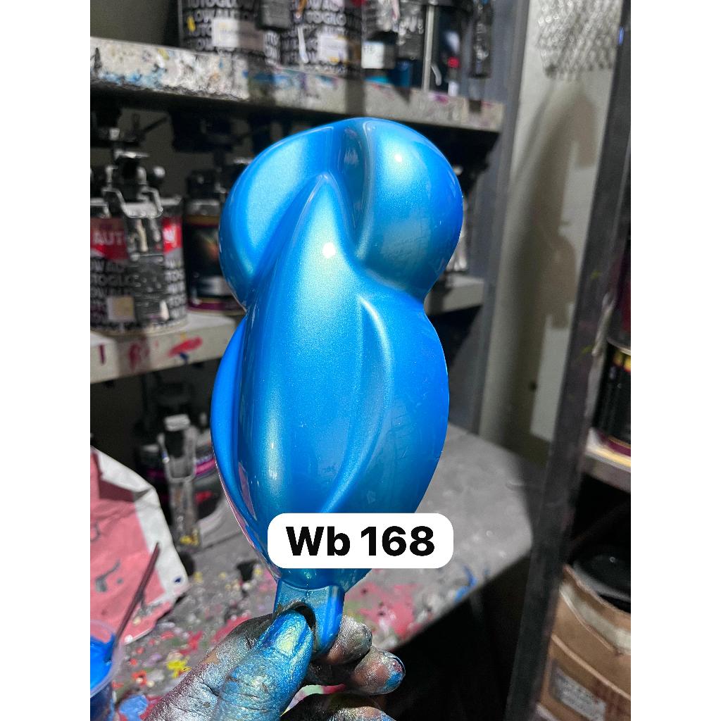 Jual cat biru metalik dolphine pu/cat biru mutiara spesial 100% ...