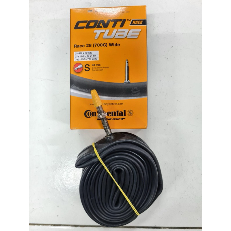 Jual BAN DALAM CONTINENTAL RACE 28 WIDE 700 x 25C - 32C VALVE S42 ...