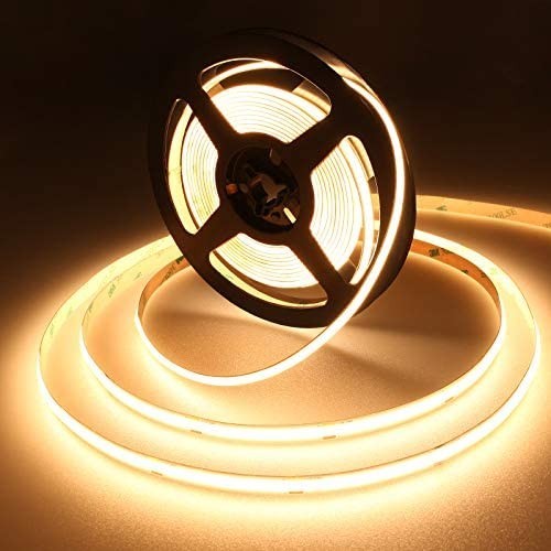 Jual Hiled Led strip COB / Strip led COB 12v 13w/mtr ip44 Warmwhite ...