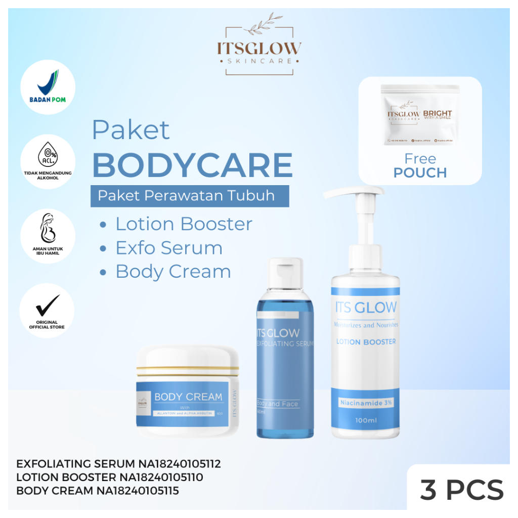 Jual ItsGlow - (Paket Bodycare) | Paket Badan Booster | Variasi lengkap ...