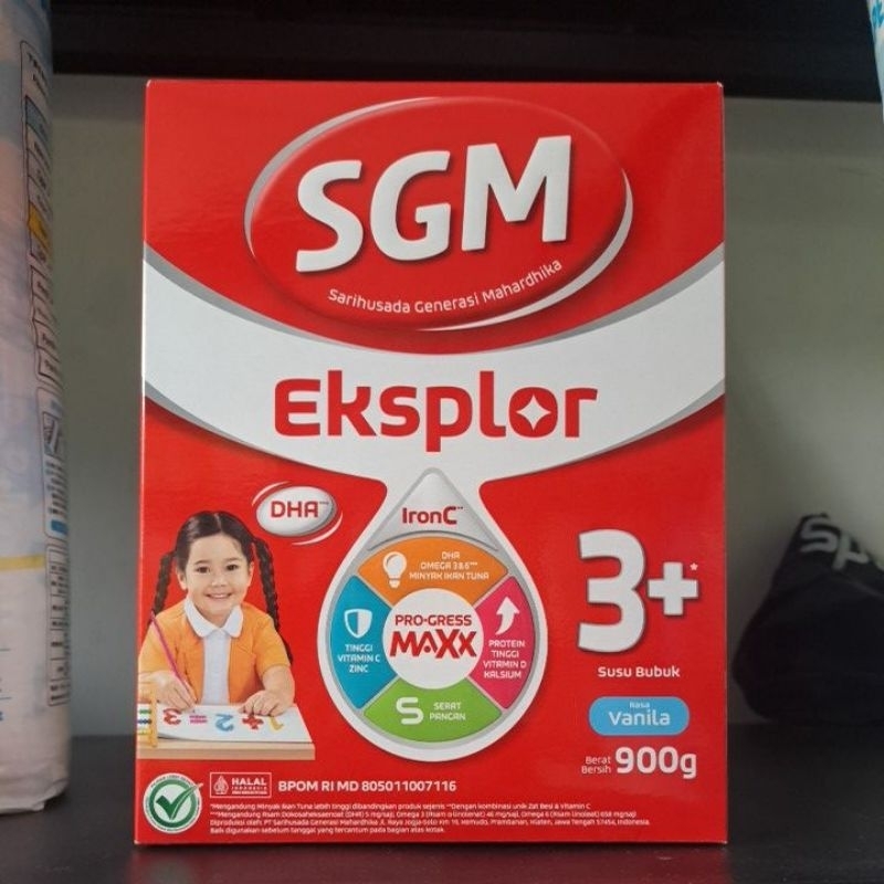 Jual SGM EKSPLOR 3+ 900 gr RASA VANILA / MADU / COKLAT | Shopee Indonesia