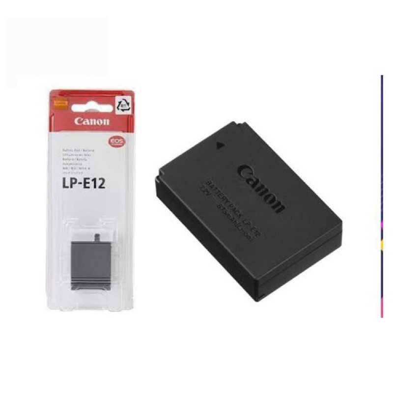 Jual BATERAI CANON LP-E12 100% ORIGINAL CANON BARU | Shopee Indonesia