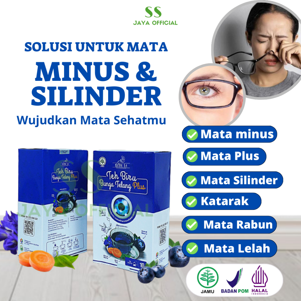 Jual Teh Biru Bunga Telang Untuk Mata Minus Plus Silinder | obat mata ...