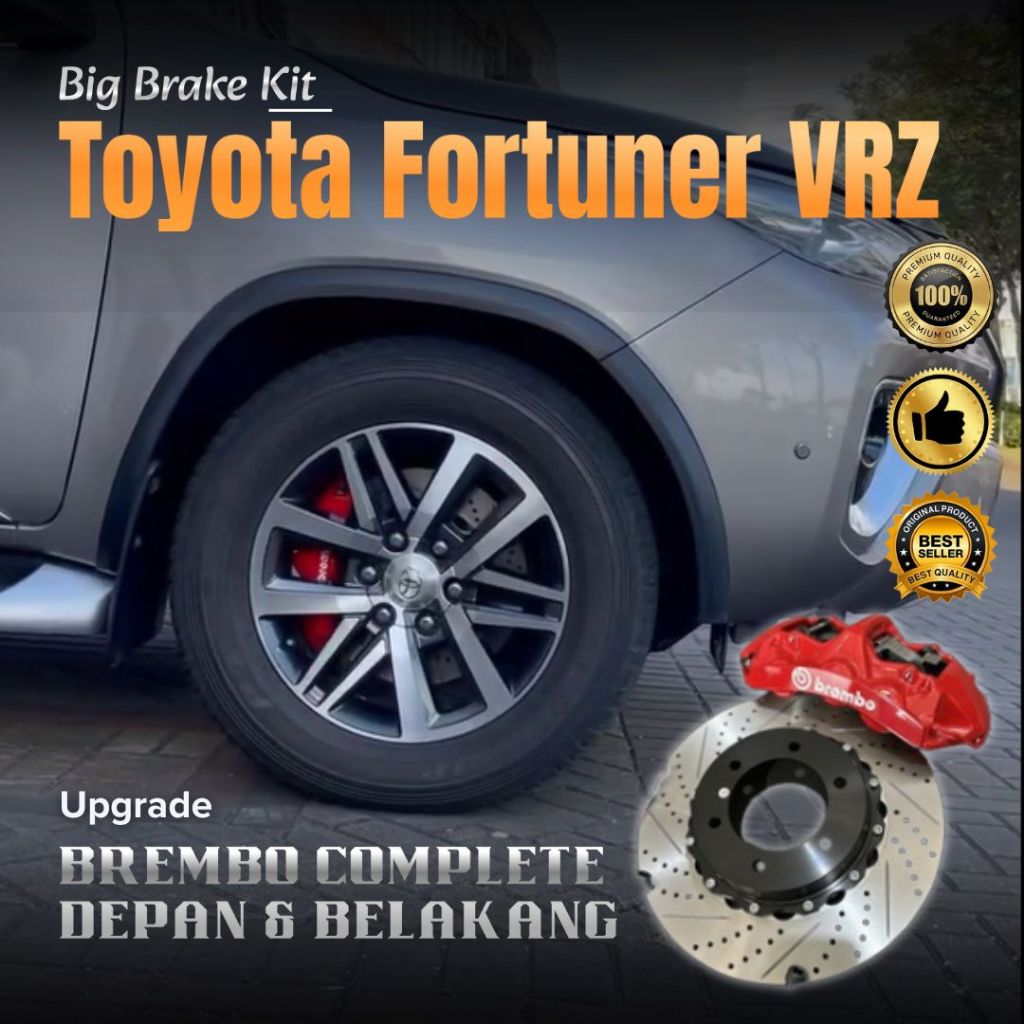 Jual TOYOTA FORTUNER VRZ - BIG BRAKE KIT COMPLETE / BBK - ORIGINAL ...