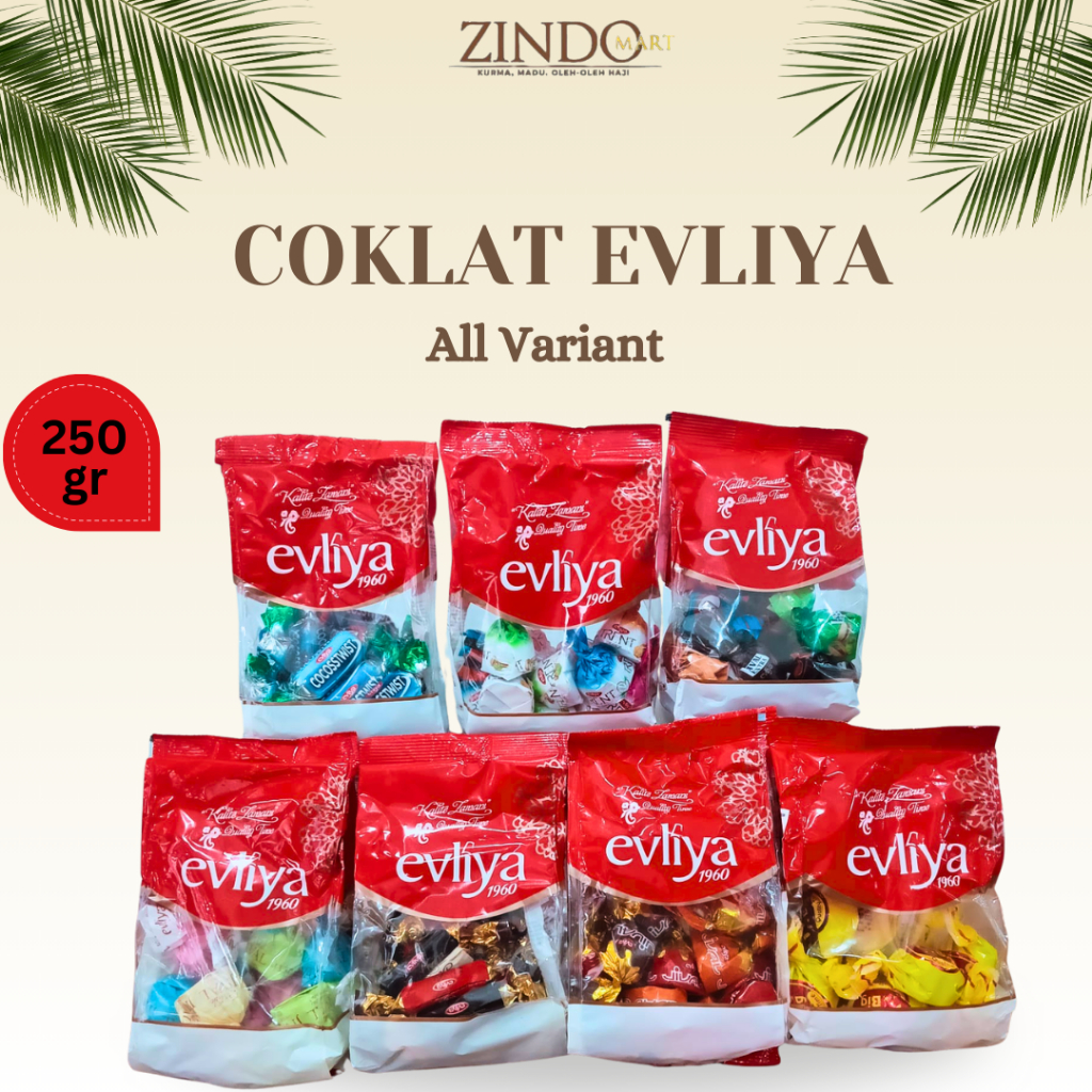 Jual COKLAT TURKI EVLIYA 250GR / COKELAT EVILYA JIVAL, SULTAN, FREE BIG ...