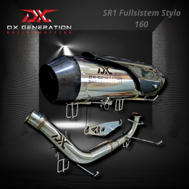 Jual Knalpot DX generation Standar Racing tipe SR1 Fullsistem Stylo 160 ...