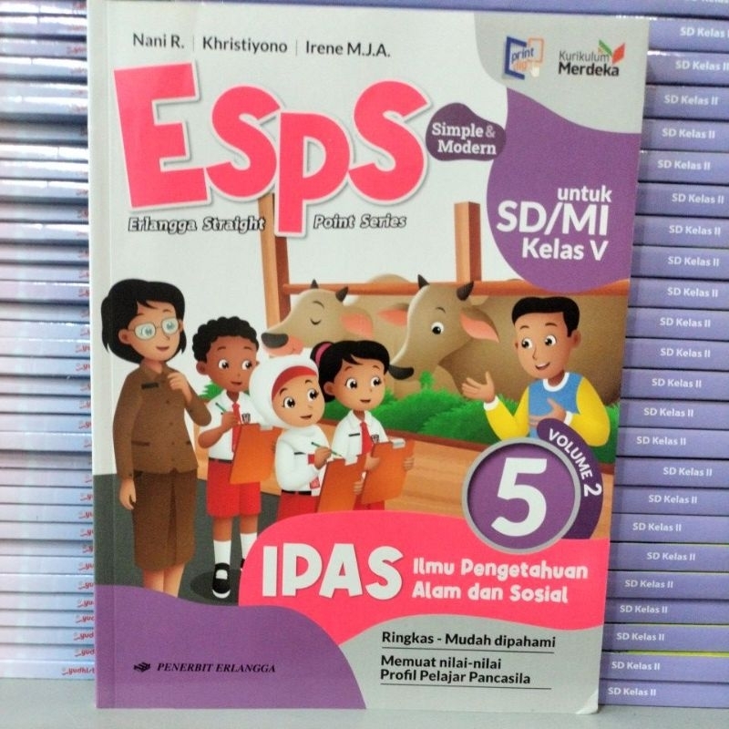 Jual IPAS Kelas 5 SD Volume 2 Penerbit Erlangga Kurikulum Merdeka | Shopee Indonesia