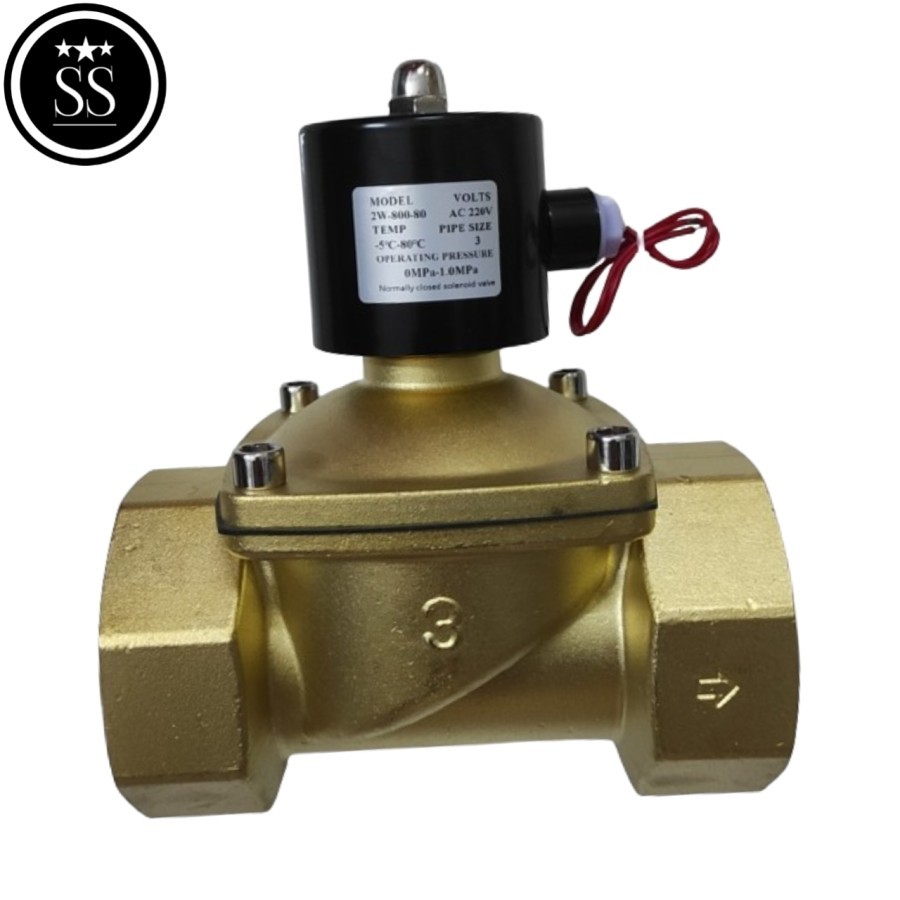 Jual Solenoid valve 3" 220VAC /selenoid valve /Electric selenoid valve ...
