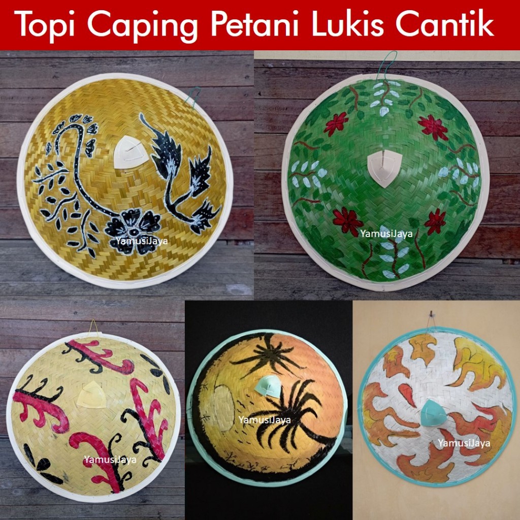 Jual (COD) Topi Caping Petani l Caping Lukis Dewasa Untuk Ospek ...