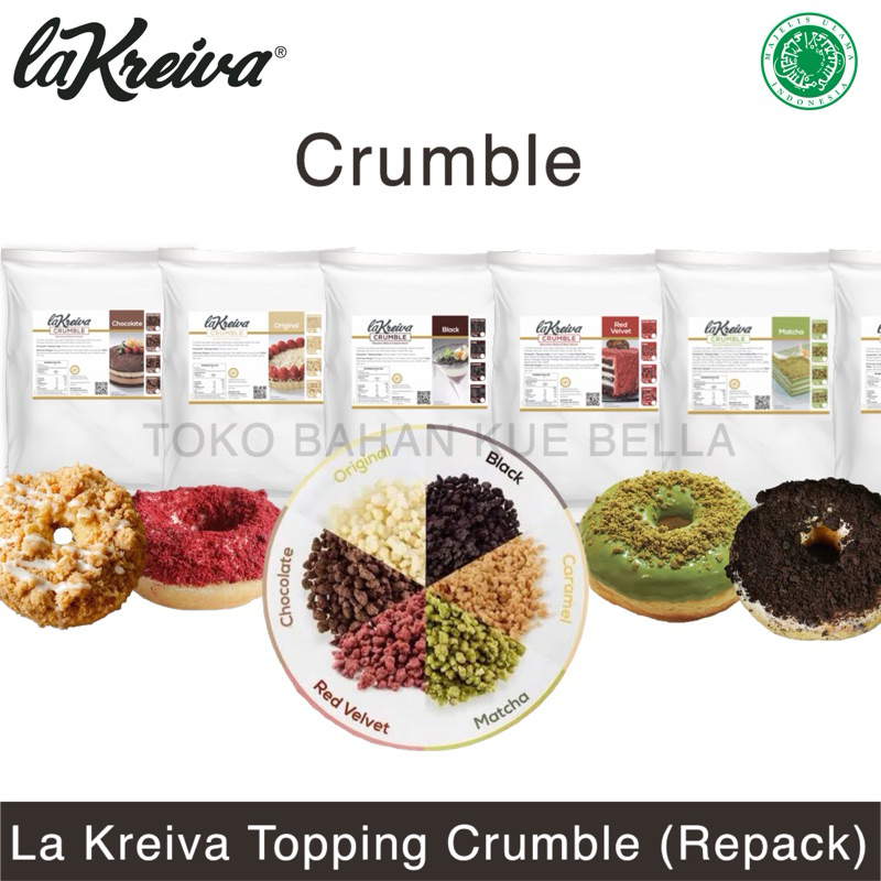 Jual La Kreiva CRUMBLE 250gr (REPACK) Topping Crunchy Crumbs | Shopee ...