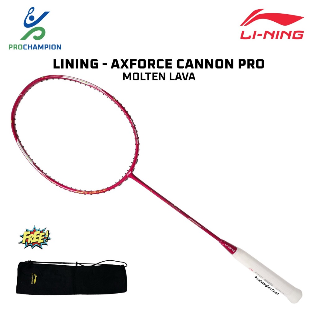 Jual New ! Raket Badminton Lining Axforce Cannon Pro Ax Force Cannon ...